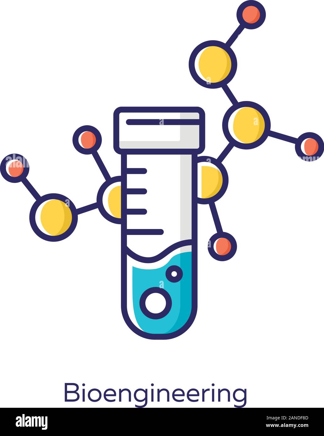 Bioreactor cartoon Immagini Vettoriali Stock - Alamy