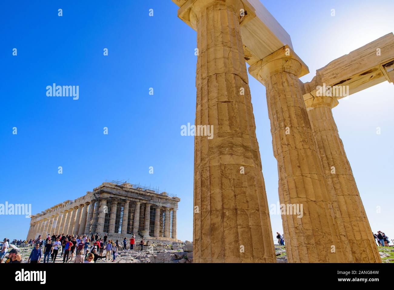 Partenone Acropoli Atene Grecia Rovina Immagini e Fotos Stock - Alamy