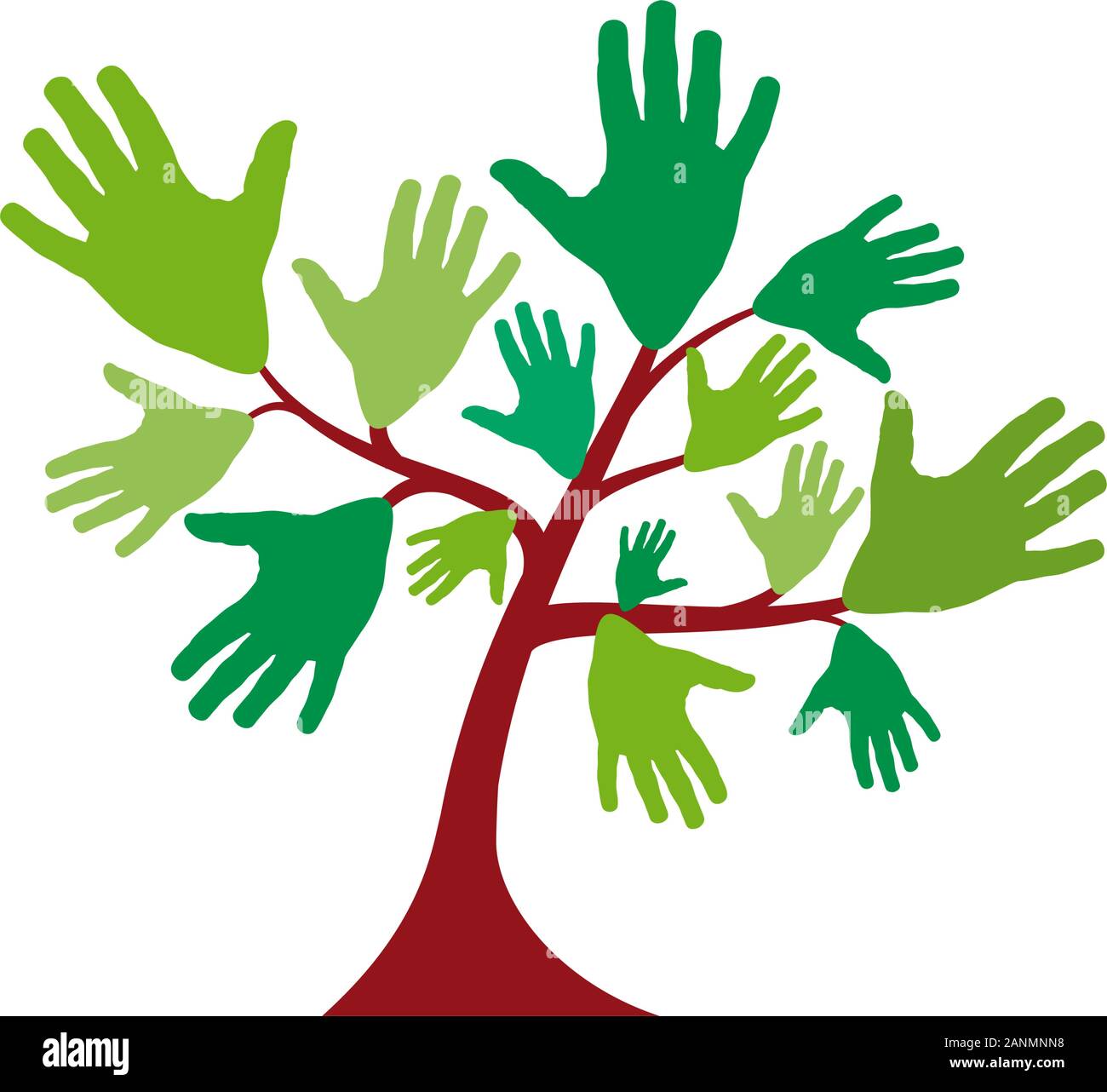 Malattia dell'albero Immagini Vettoriali Stock - Alamy