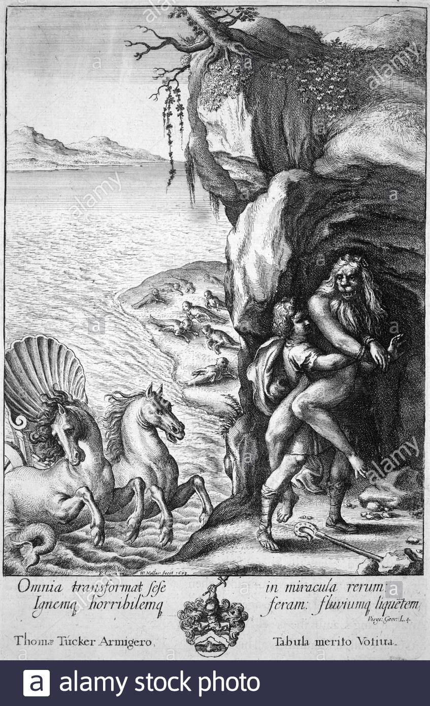 Greek god proteus Foto e Immagini Stock in Bianco e Nero - Alamy