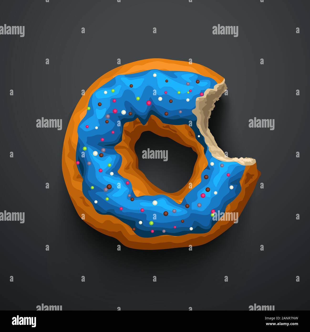 Ciambella morsa Immagini Vettoriali Stock - Alamy