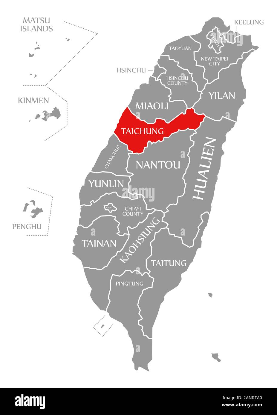 Mappa di taichung immagini e fotografie stock ad alta risoluzione - Alamy