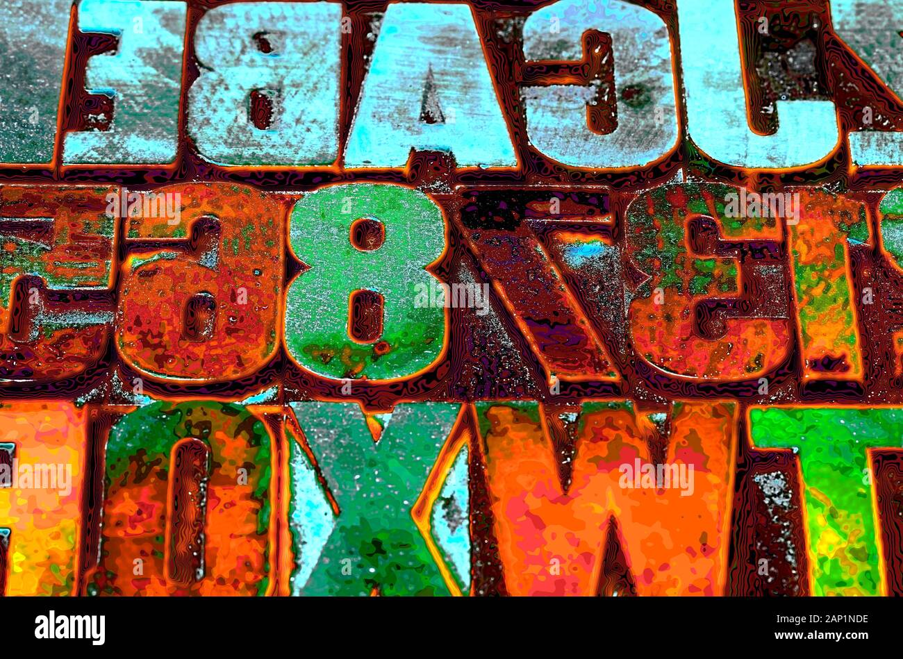Lettere di legno colorate immagini e fotografie stock ad alta ...