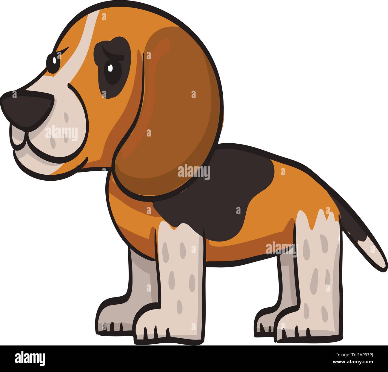 Jack russel cartoon Immagini Vettoriali Stock - Alamy
