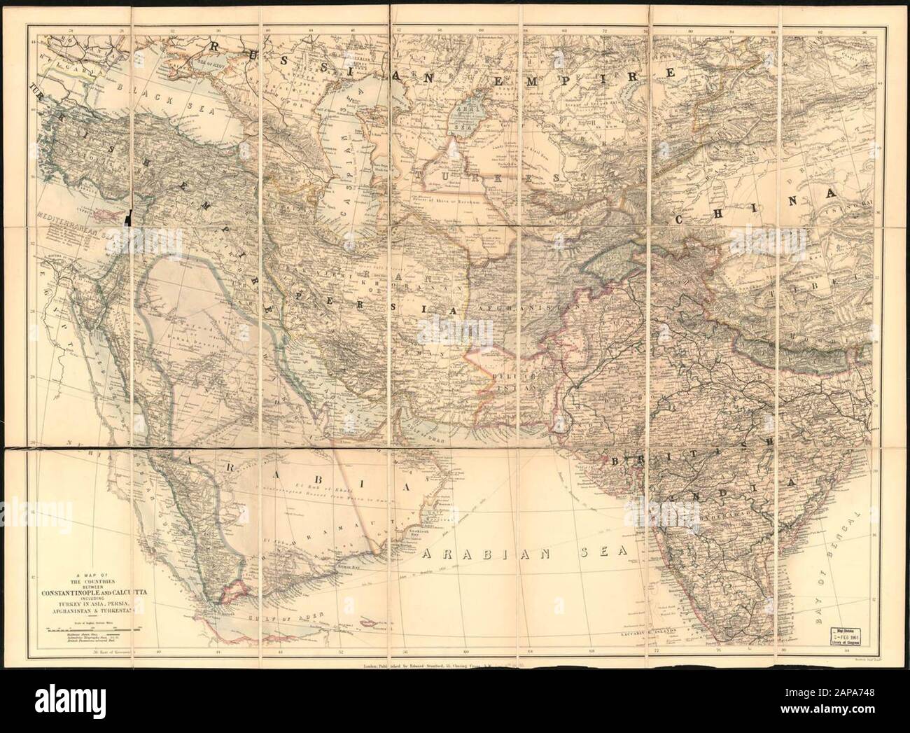 Mappa Antica Di Calcutta Immagini e Fotos Stock - Alamy
