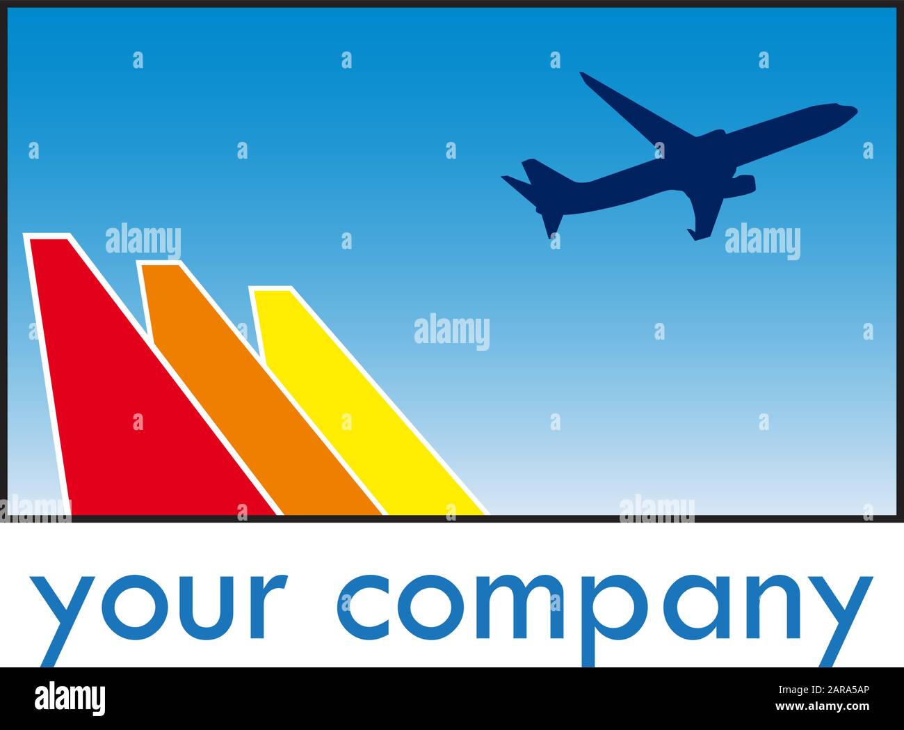 Aereo dell'operatore turistico Immagini Vettoriali Stock - Alamy