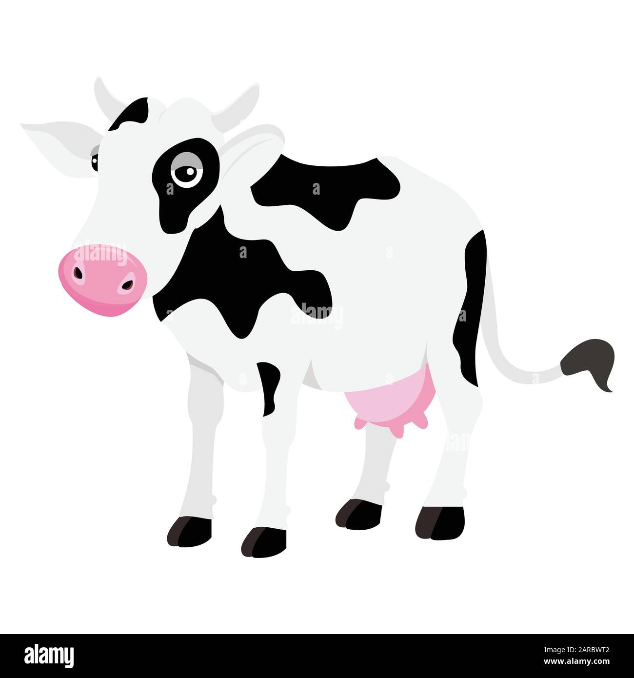 Mucche frisone holstein Immagini Vettoriali Stock - Alamy