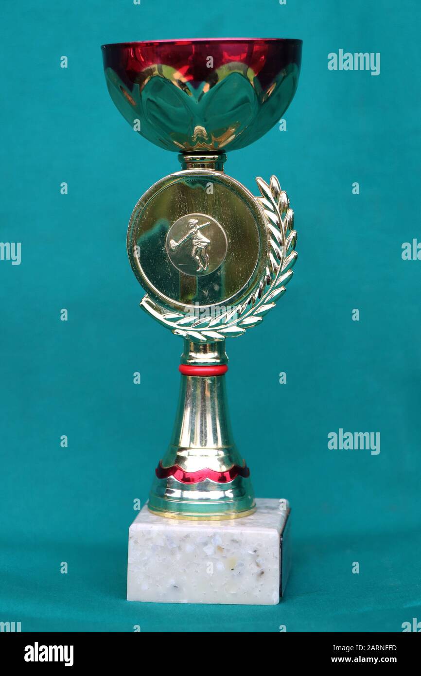 Riflessione del premio del trofeo di calcio sportivo immagini e ...