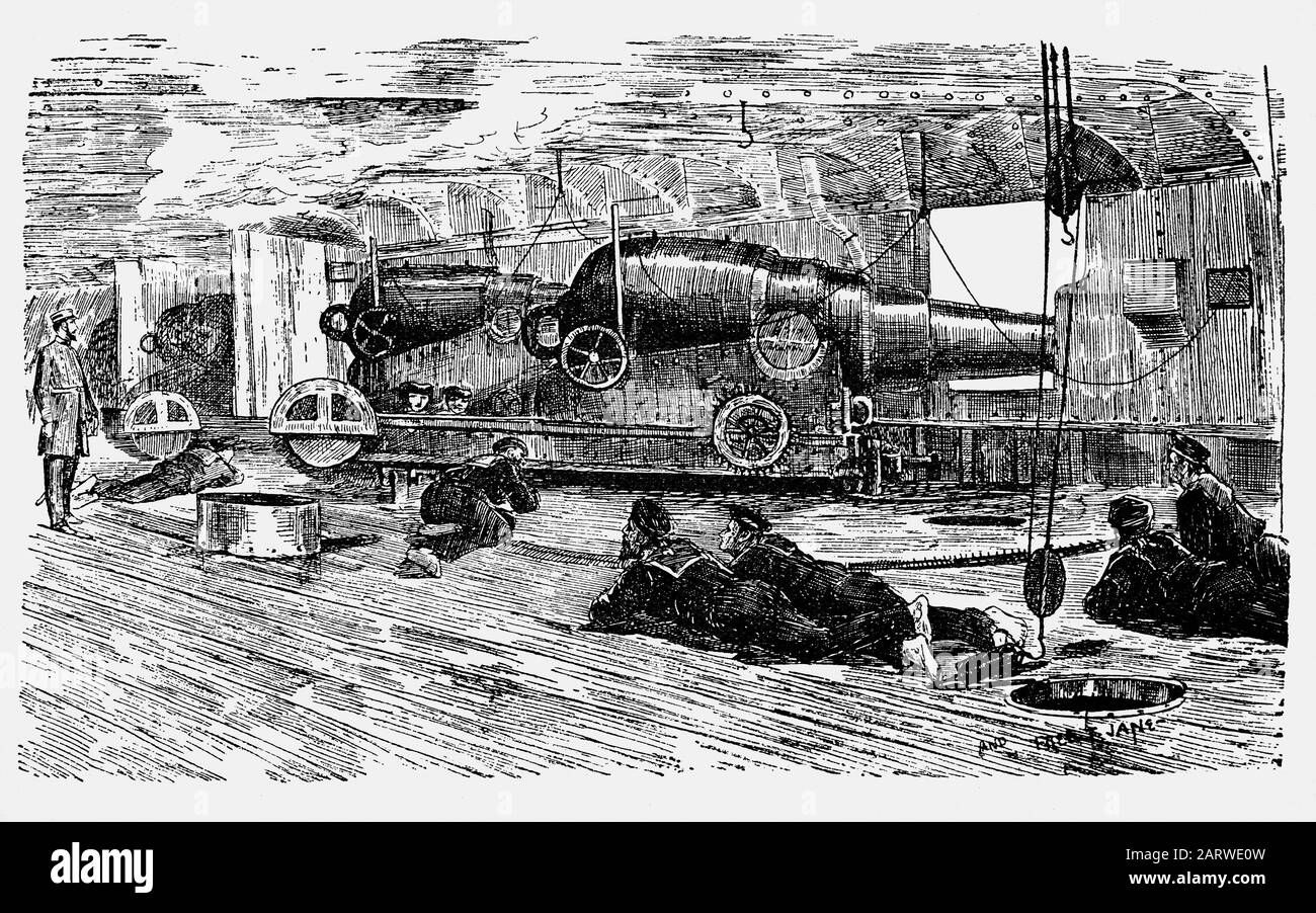 Armstrong 100 ton gun Foto e Immagini Stock in Bianco e Nero - Alamy