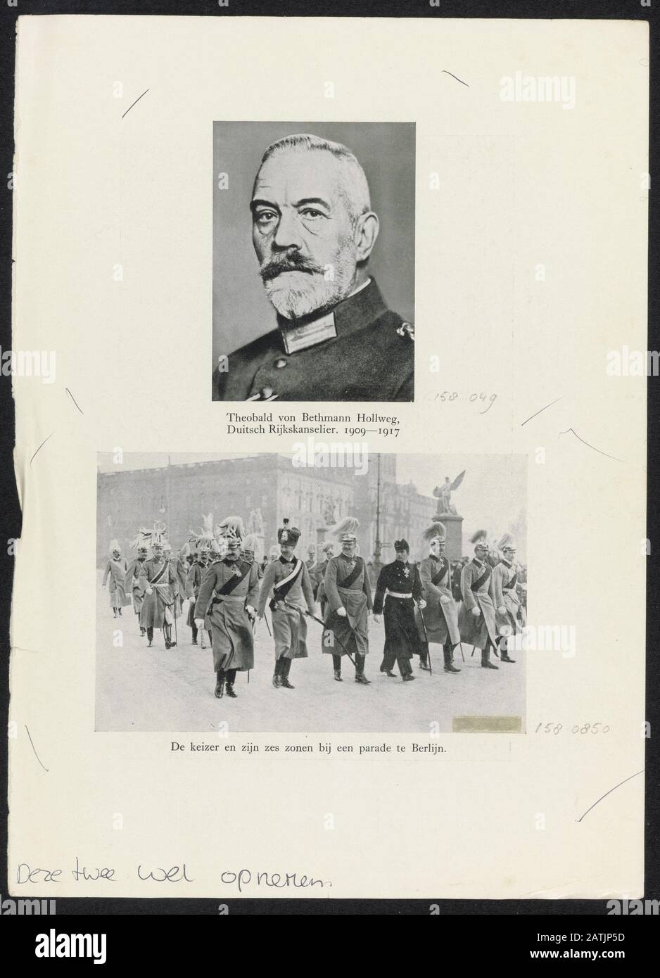 Hollweg wwi immagini e fotografie stock ad alta risoluzione - Alamy