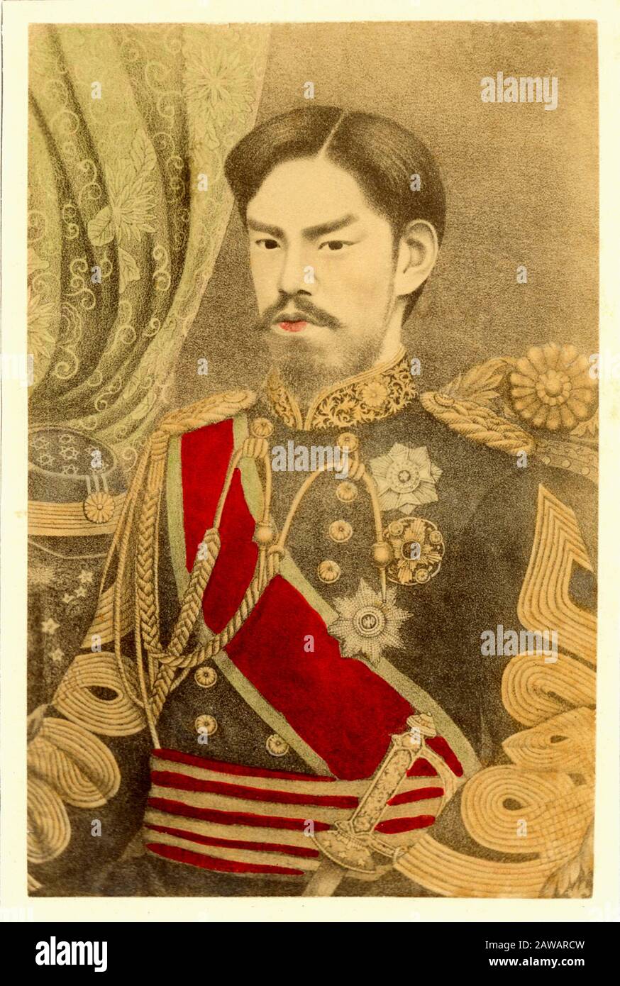 1867 ca , Tokyo , Giappone : Imperatore del Giappone MEIJI il Grande ...
