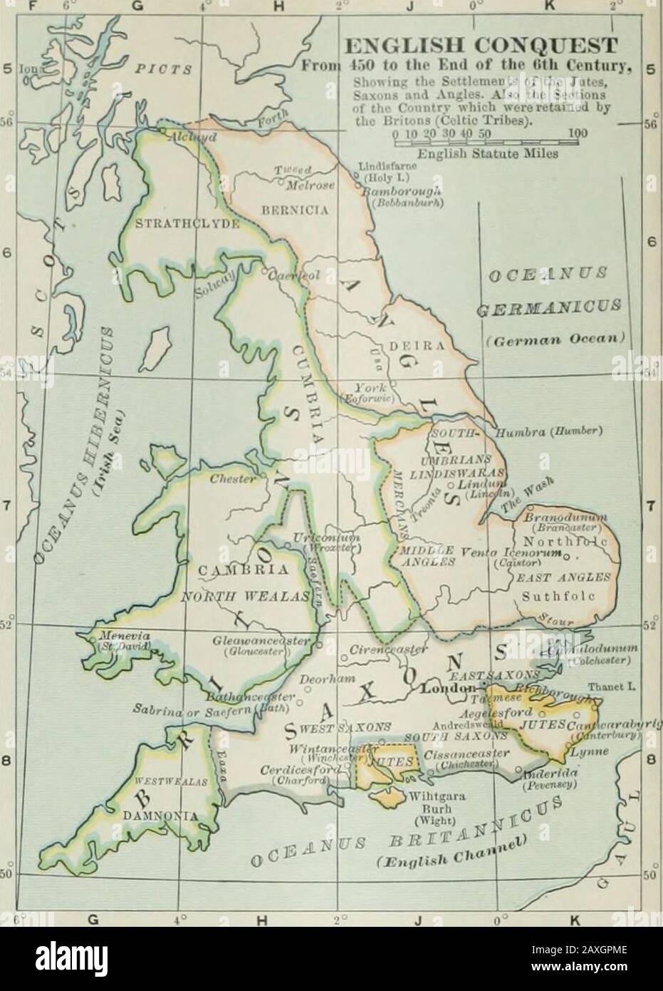 Mappa dei regni inglesi immagini e fotografie stock ad alta risoluzione ...