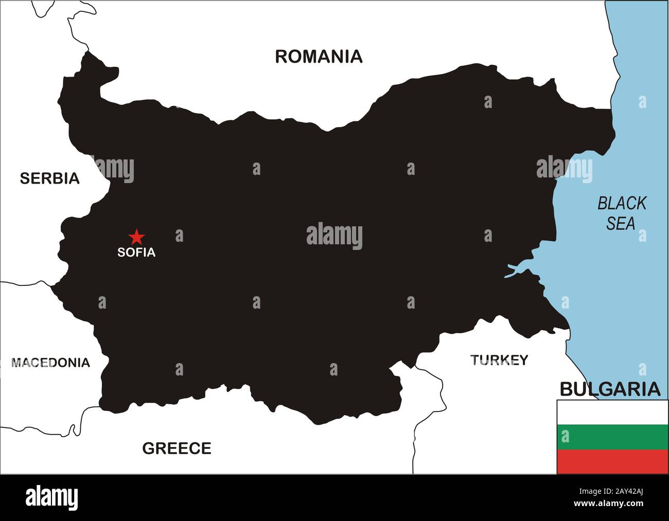 Mappa bulgaria immagini e fotografie stock ad alta risoluzione - Alamy