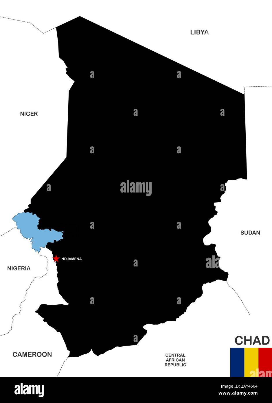 Mappa del ciad immagini e fotografie stock ad alta risoluzione - Alamy