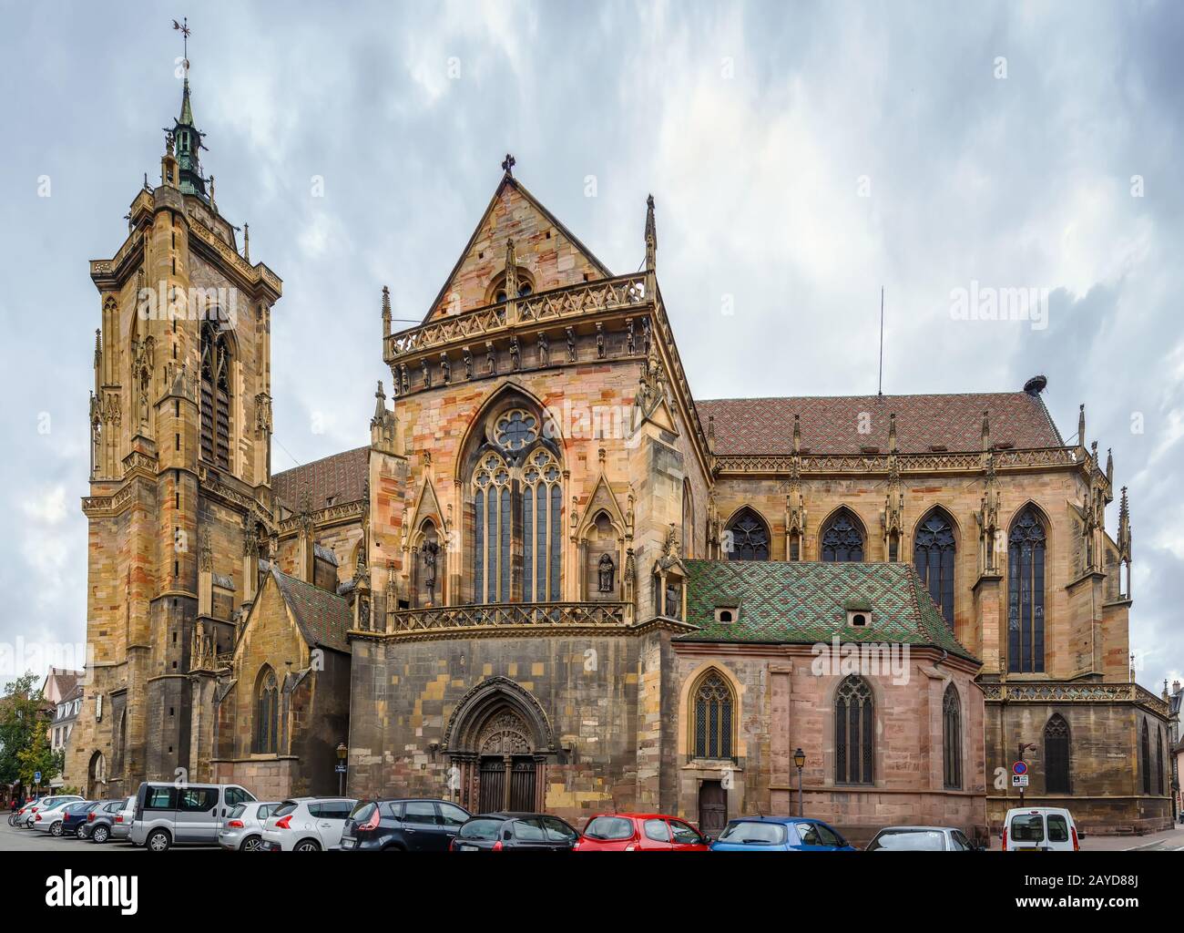 Cathedral st martin colmar france immagini e fotografie stock ad alta ...