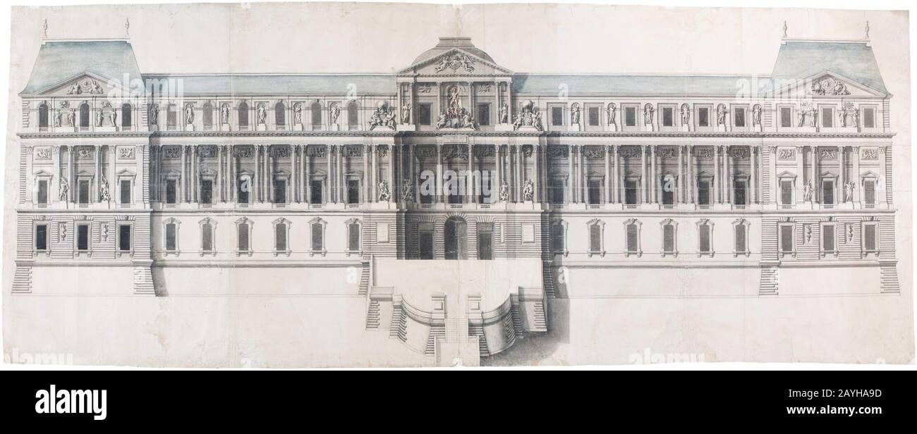 Disegno del louvre Immagini senza sfondo e Foto Stock ritagliate - Alamy
