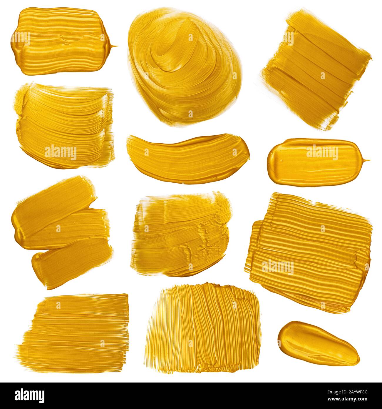 Pennellate acquerello oro giallo immagini e fotografie stock ad alta risoluzione - Alamy