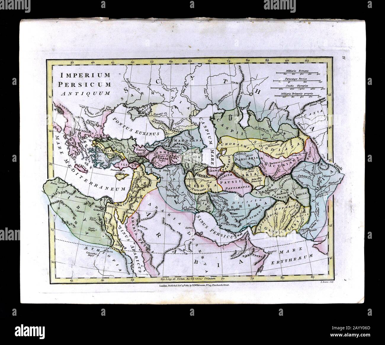 Mappa l'antico impero persiano immagini e fotografie stock ad alta ...