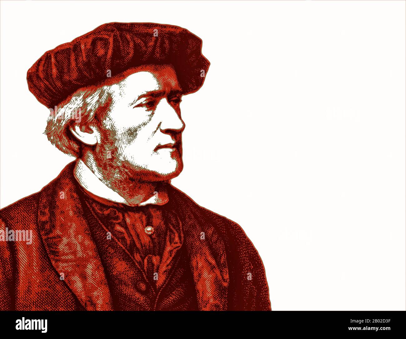 Wilhelm richard wagner 1813 1883 compositore tedesco immagini e ...