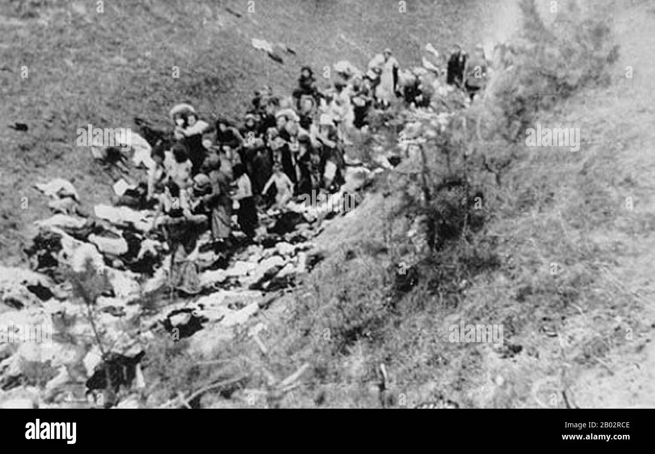 Babi Yar è un burrone nella capitale Ucraina Kiev e il sito di una ...