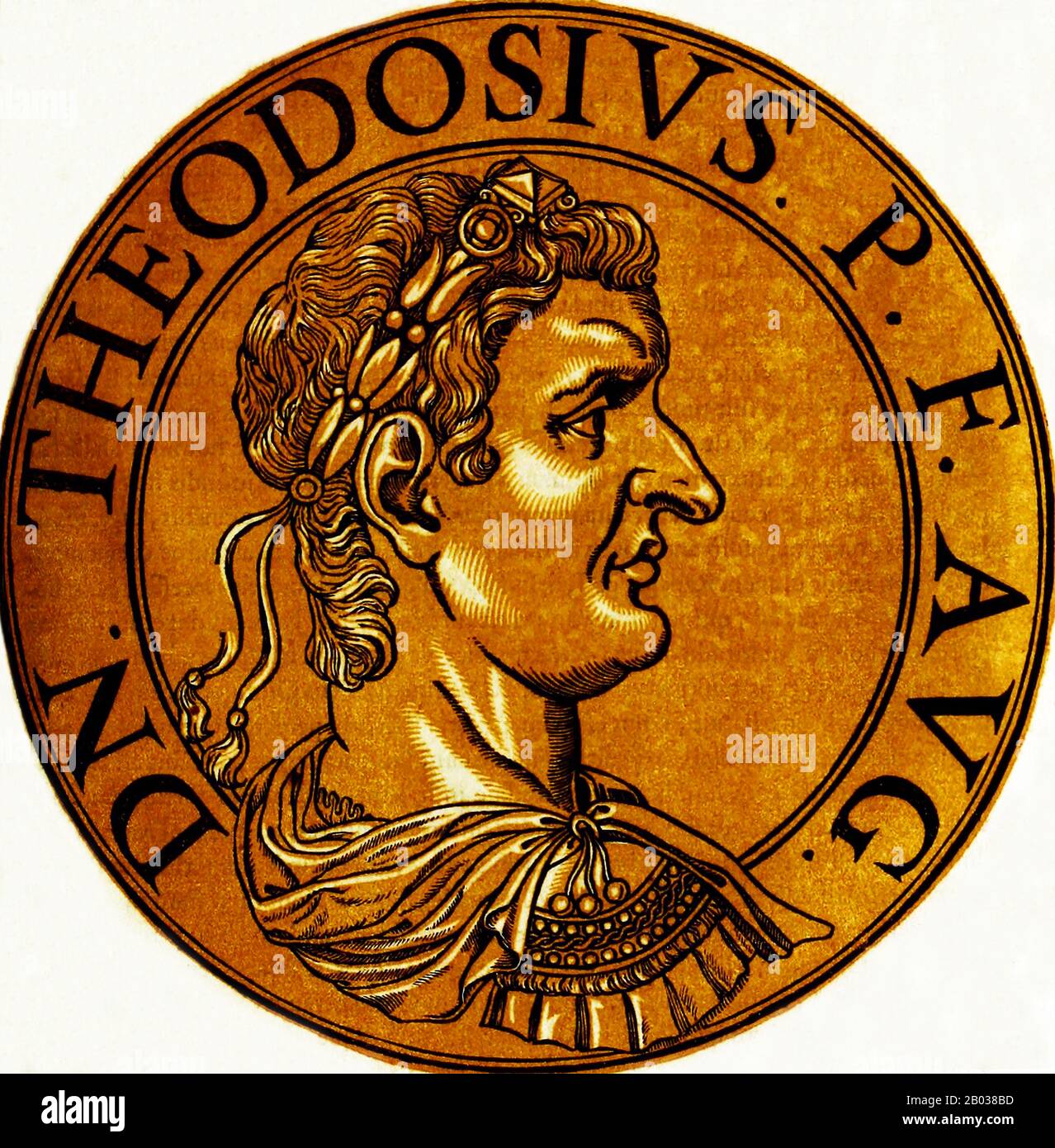 Teodosio i (347-395), conosciuto anche come Teodosio il Grande, è nato ...