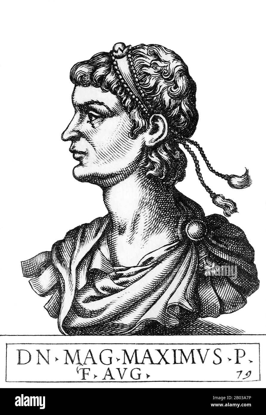Magnus Maximus (335-388) è nato a Gallaecia, e in seguito sarebbe ...