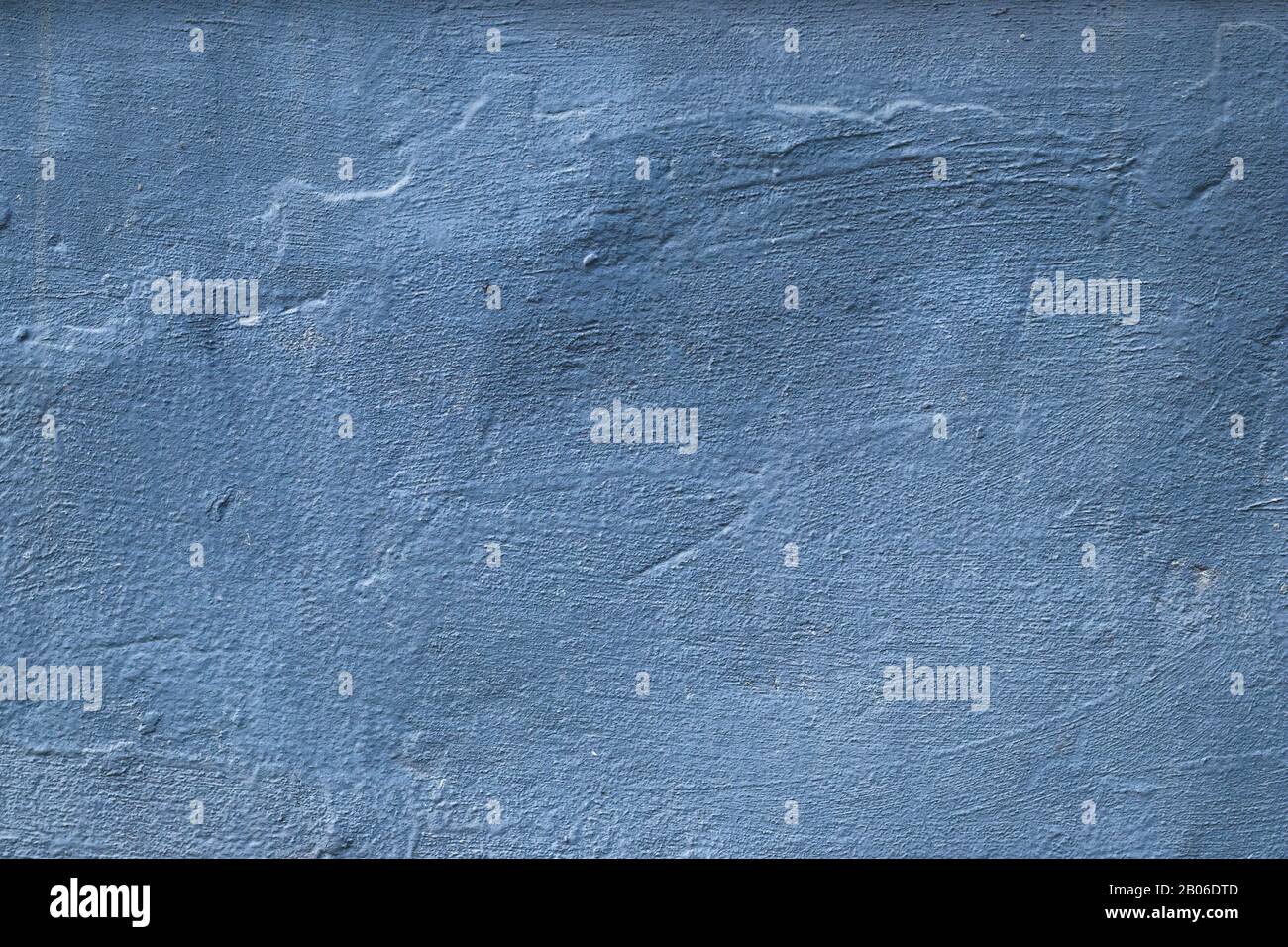 Struttura in cemento blu e grigio, fondo dipinto ruvido, muro in ...