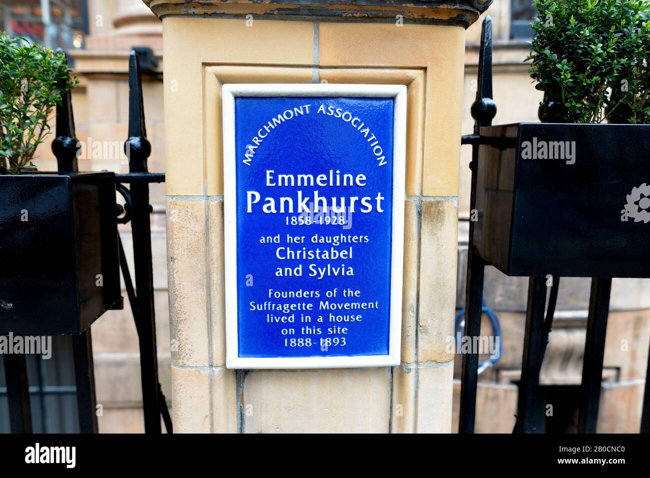 Targa blu emmeline pankhurst immagini e fotografie stock ad alta ...