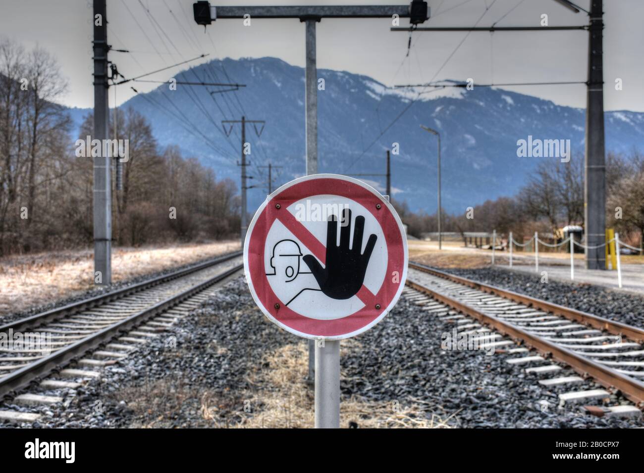 Bahnhof, Kleblach-Lind, Kleblach, Lind, Gleis, Gleise, Schienen ...