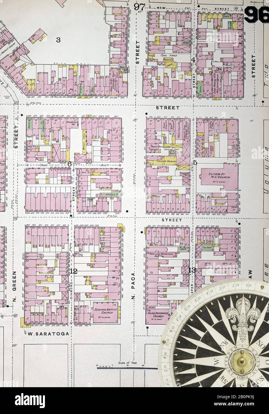 Map of baltimore immagini e fotografie stock ad alta risoluzione - Alamy