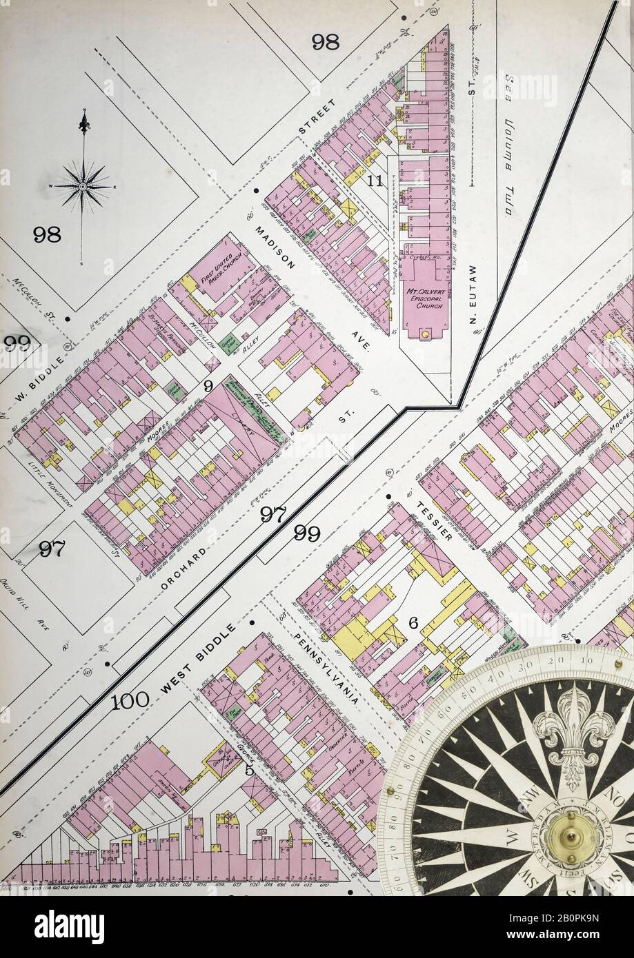 Immagine 36 Della Mappa Sanborn Fire Insurance Da Baltimora, Baltimore ...