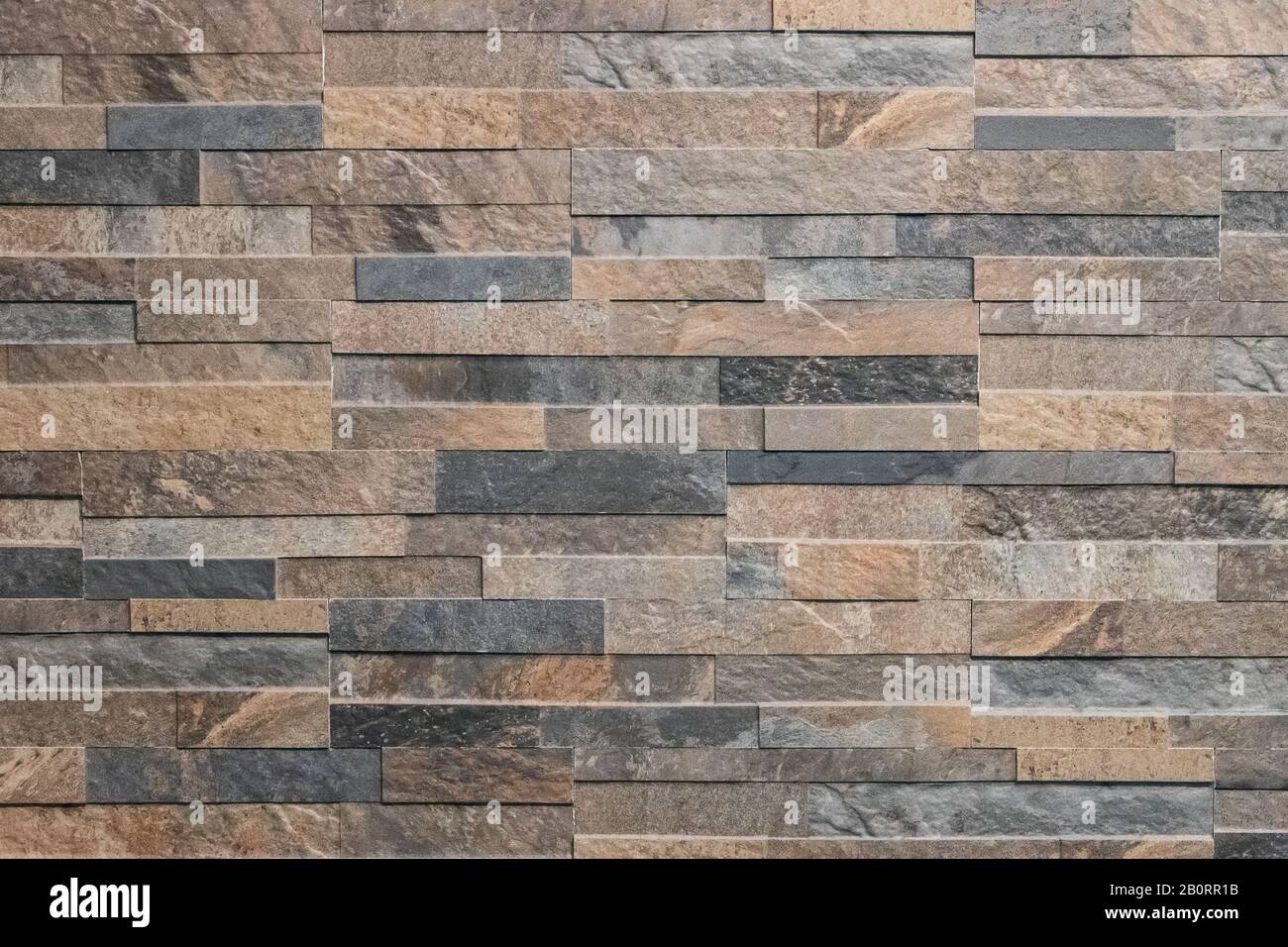 Sfondo di muro di pietra realizzato con blocchi. Nuovo design di una ...