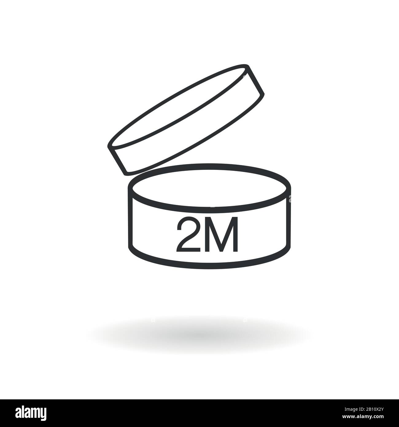 Icona di disegno nero del vaso con numero di mesi immagini e fotografie ...