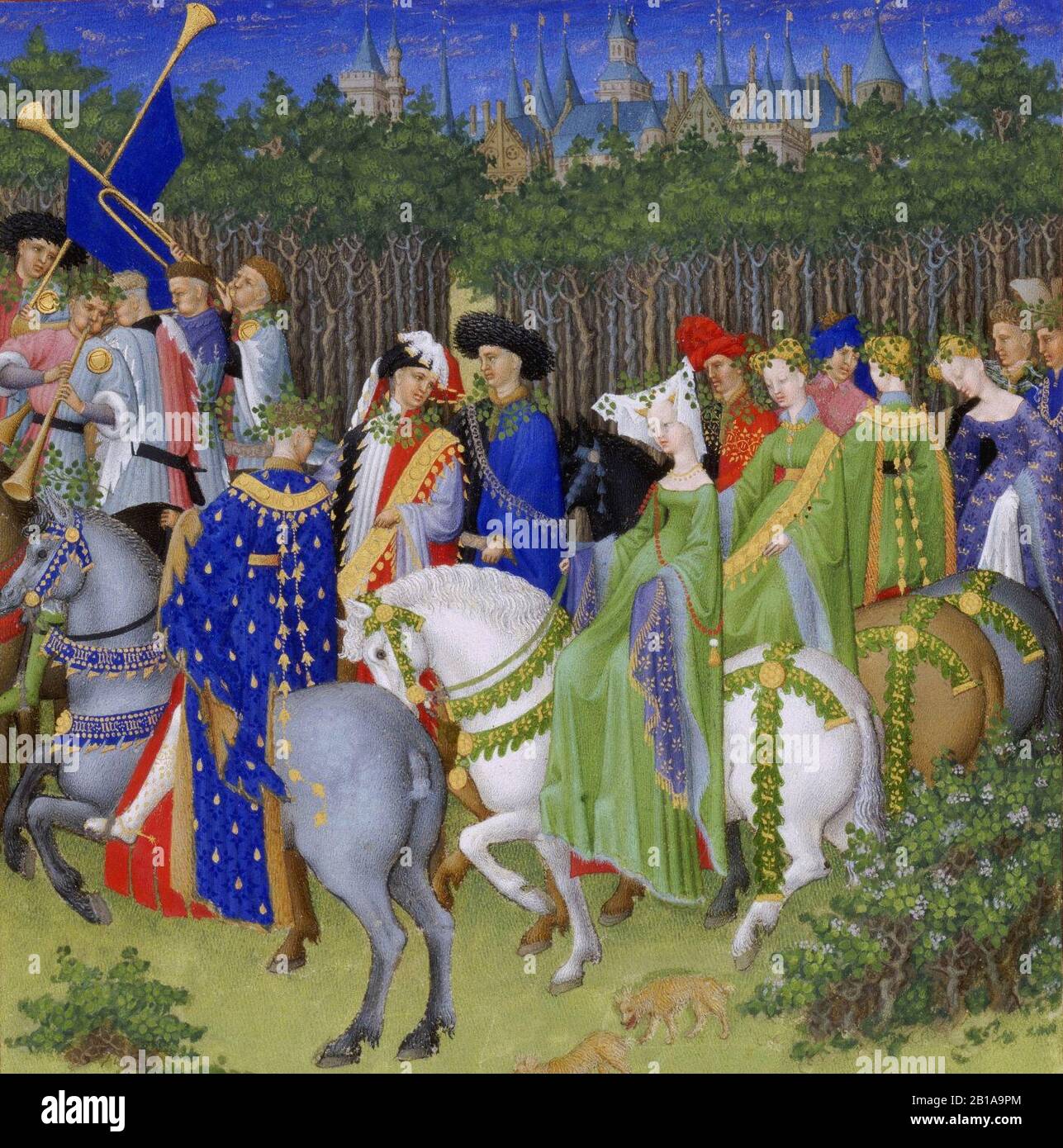 The tres riches heures du duc du berry immagini e fotografie stock ad ...