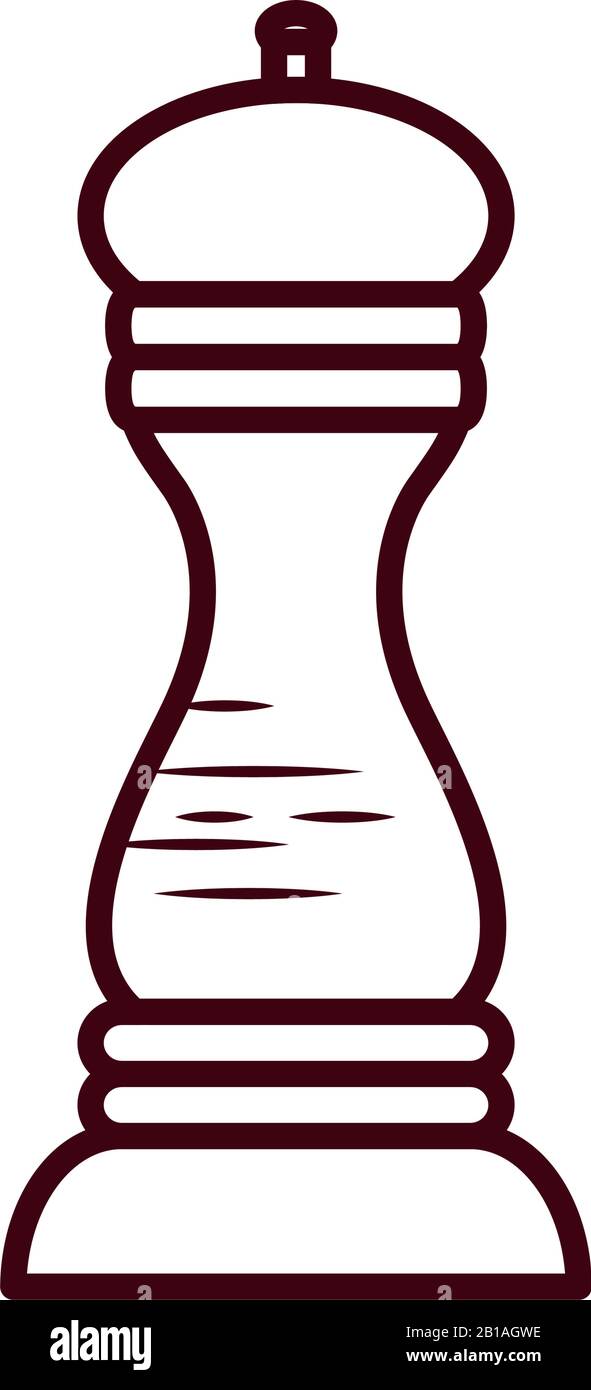 Pepe shaker linea stile icona design, cucina cucina cucina cucina ...