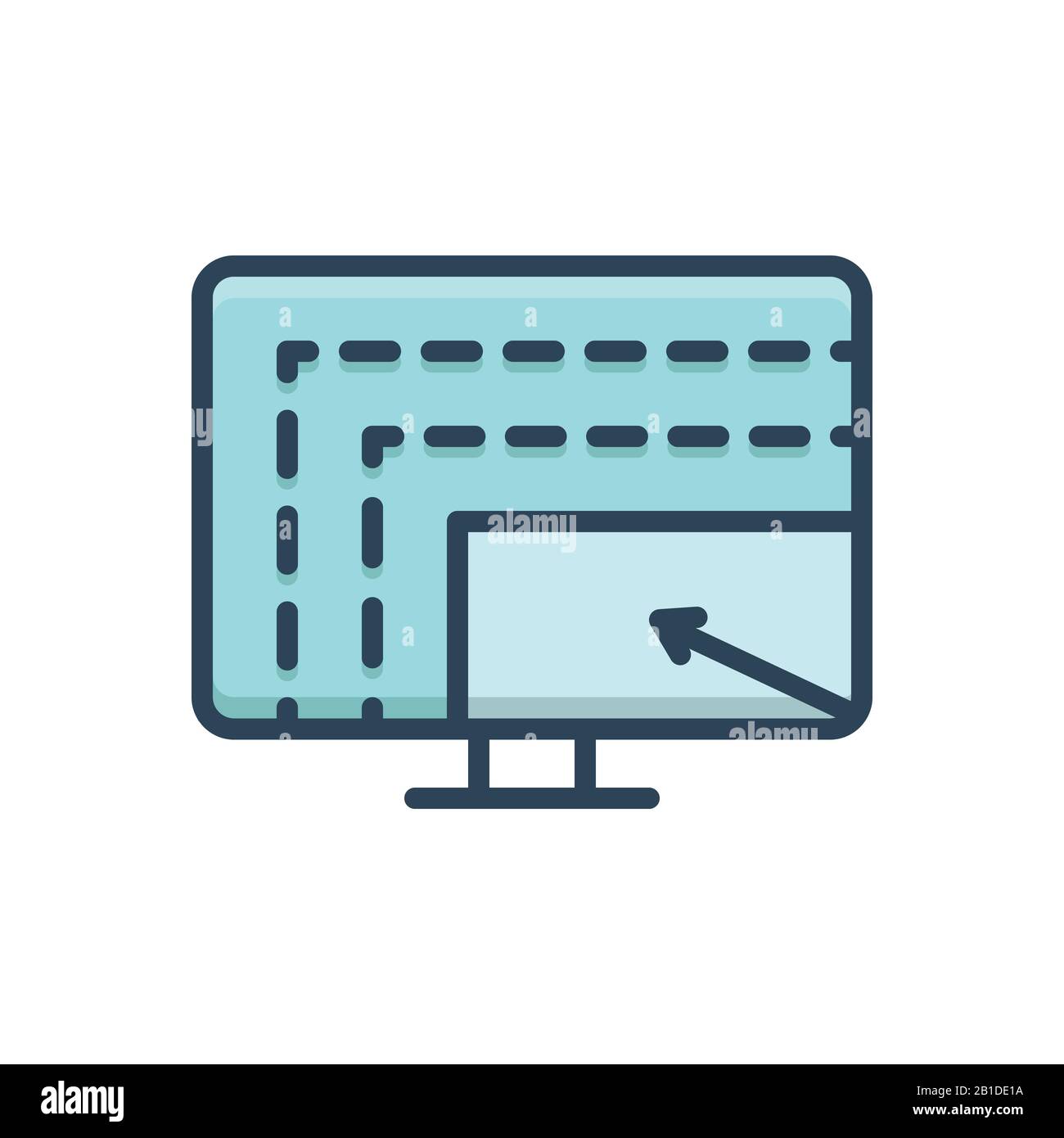 Schermo logo Immagini Vettoriali Stock - Alamy