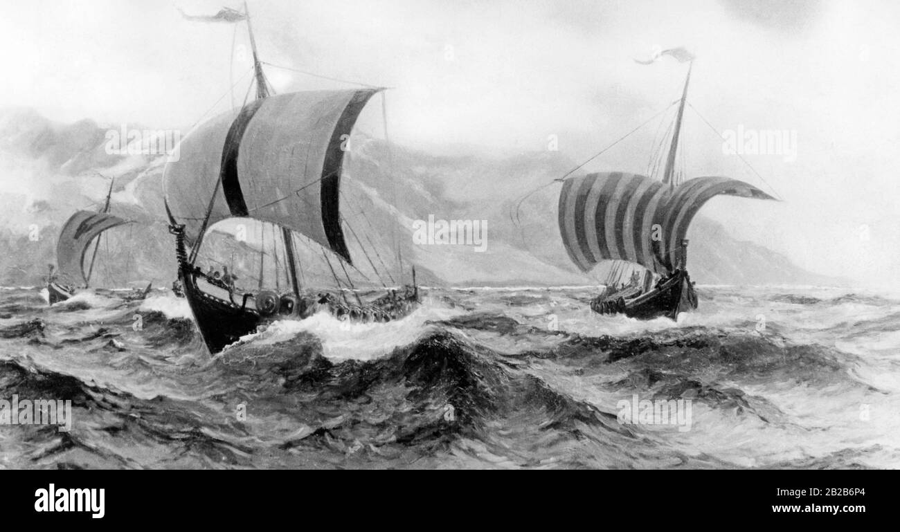 Vichinghi disegno immagini e fotografie stock ad alta risoluzione - Alamy