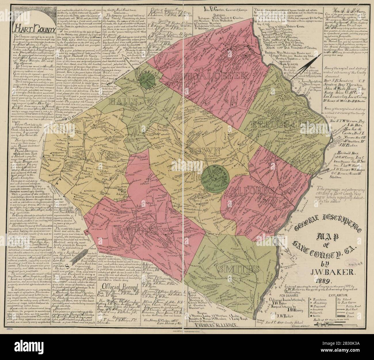 Mappa descrittiva immagini e fotografie stock ad alta risoluzione - Alamy