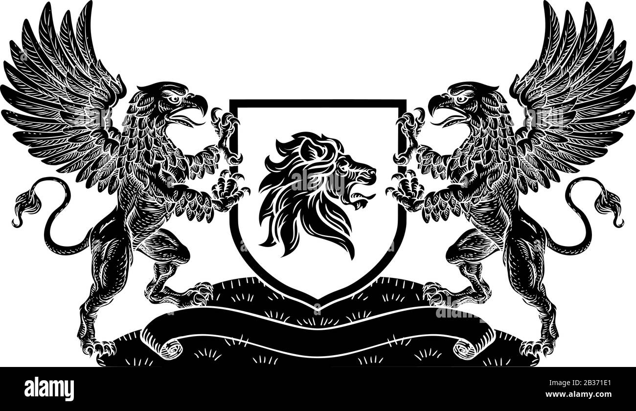 Emblema aquila stemma Foto e Immagini Stock in Bianco e Nero - Alamy