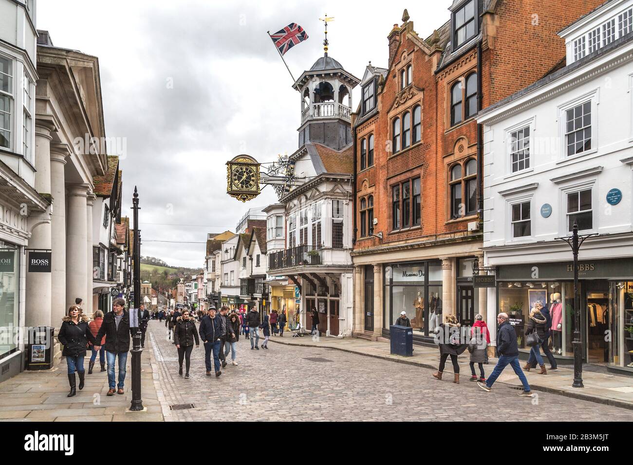 Guildford high street setts immagini e fotografie stock ad alta ...
