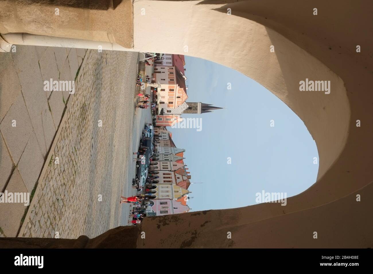 Telc arch architettura barocca rinascimentale architettura unesco ...