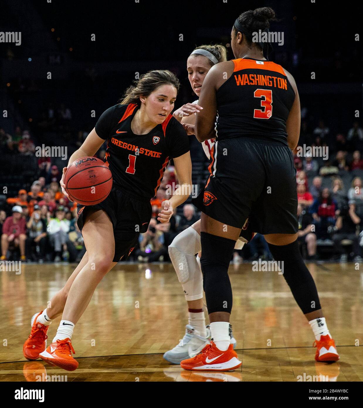 Mar 06 2020 Las Vegas, NV, U.S.A., Oregon state Beavers guard Aleah ...