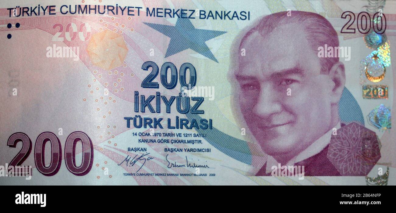 200 lire turche immagini e fotografie stock ad alta risoluzione - Alamy
