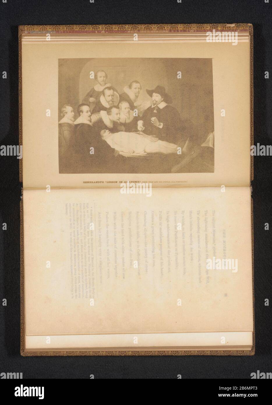 Fotoreproductie van De anatomische les van Dr Nicolaes Tulp van ...