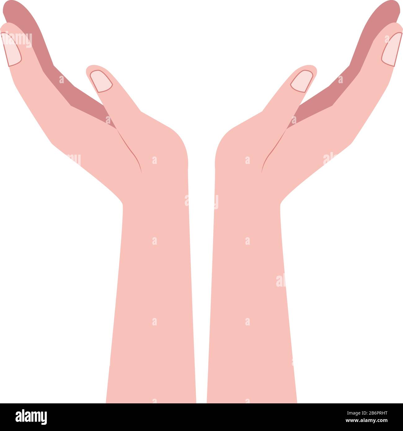 Simbolo delle mani di benedizione Immagini Vettoriali Stock - Alamy