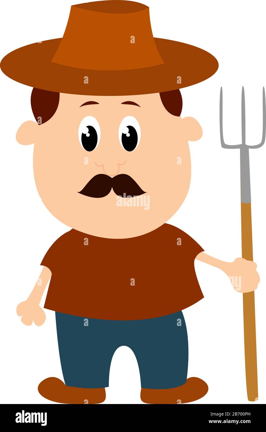 Contadino medievale Immagini Vettoriali Stock - Alamy