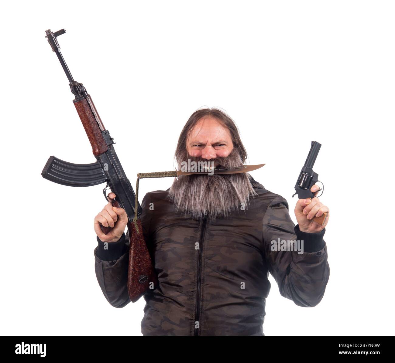 Attacco con pistola e coltello immagini e fotografie stock ad alta ...