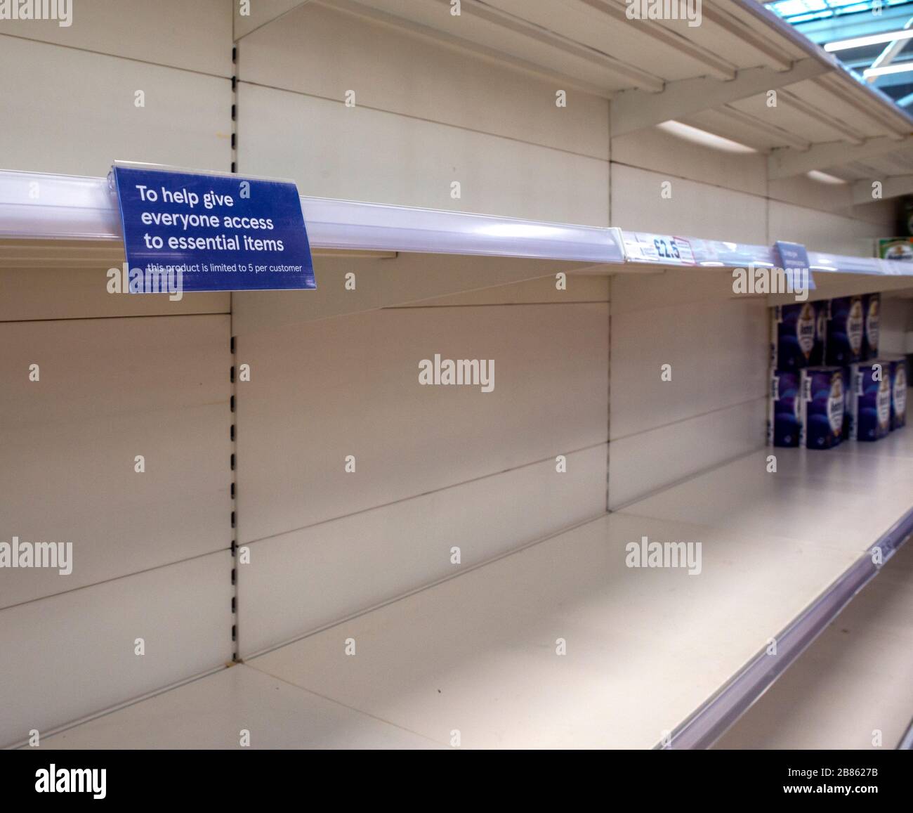 Scaffali vuoti del supermercato immagini e fotografie stock ad alta ...