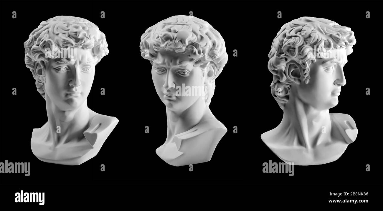 Copia in gesso della testa di david immagini e fotografie stock ad alta ...