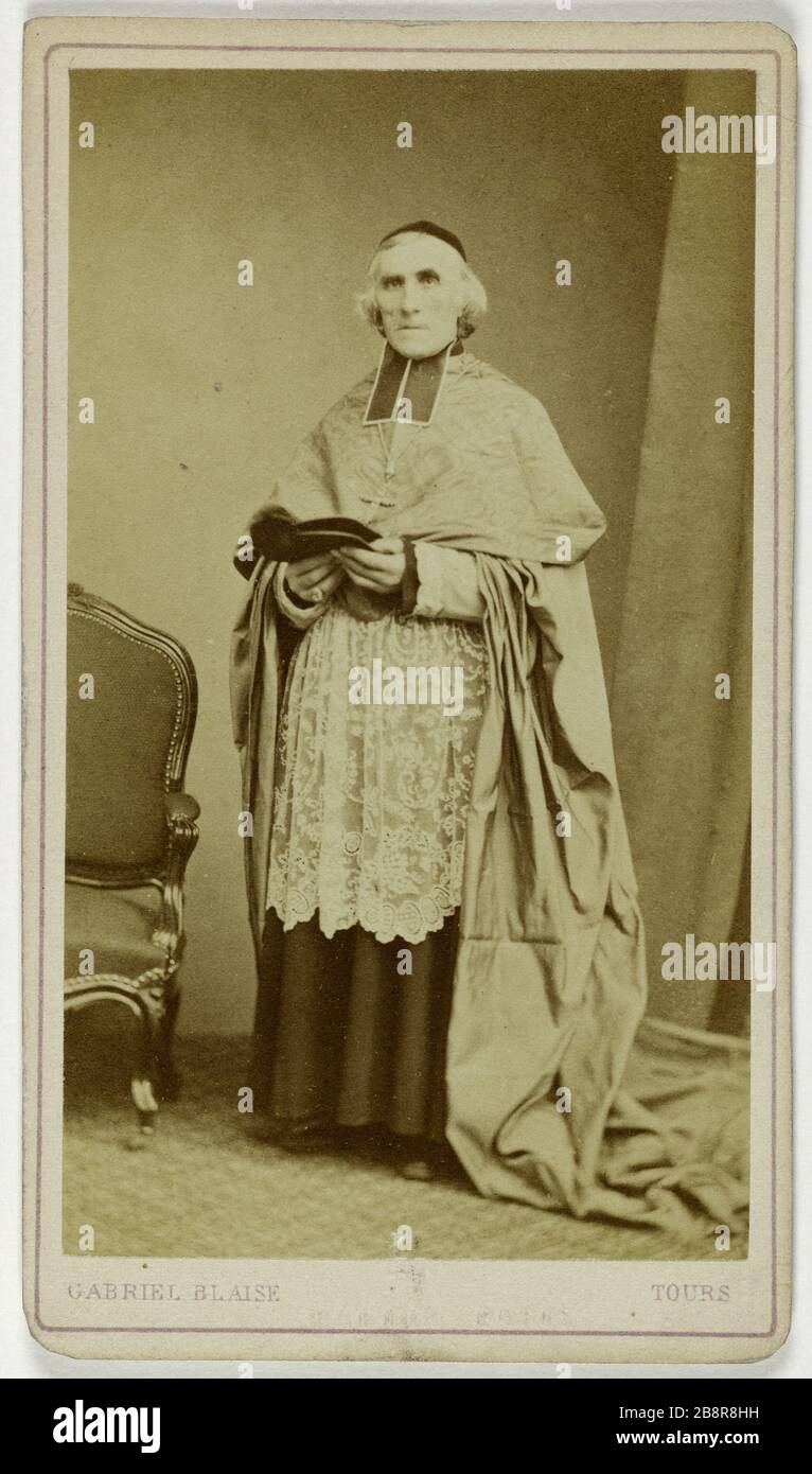 Ritratto del Vescovo Joseph-Hippolyte Guibert, nato nel 1802 (prelato ...